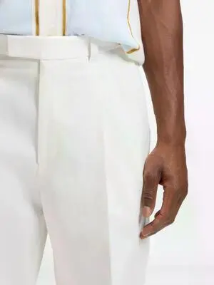 BOSS Pleated Relaxed-fit Tailored Trousers