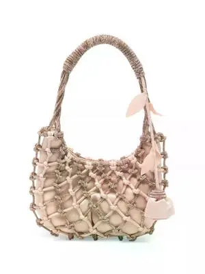 Rosantica Rhinestone Embellished Mini Bag - Pink