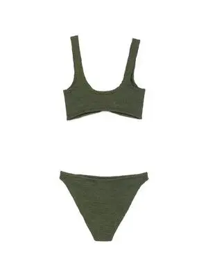 Hunza G Julia Metallic Crinkle Bikini