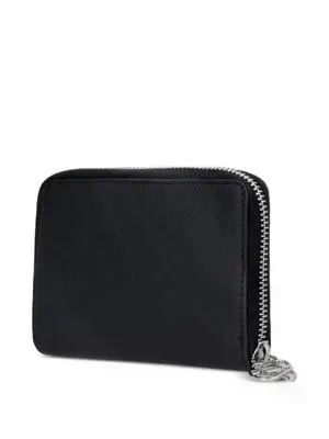 Karl Lagerfeld Logo-plaque Pebbled-effect Wallet