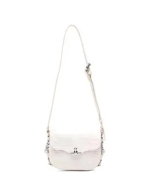 VIVIENNE WESTWOOD Hunter Leather Cross Body Bag