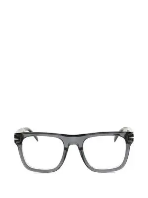 DB EYEWEAR BY DAVID BECKHAM Square Frame Eyeglasses - Grey