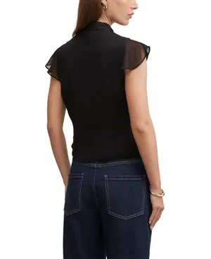 EVER NEW Eden Keyhole Blouse