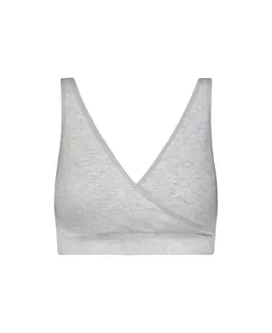 BRABAR Cotton Stretch Rib U-back Bralette Sports Bra