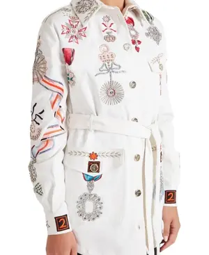 TEMPERLEY LONDON Diamantine Shirt Jacket