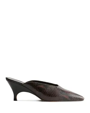 Le Monde Beryl Petra Mules - Chocolate