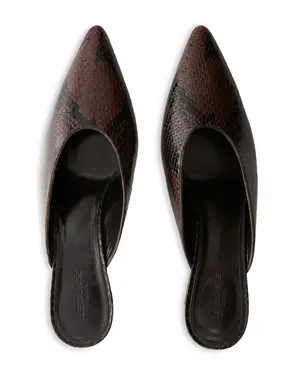 Le Monde Beryl Petra Mules - Chocolate