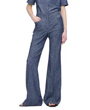 CALLAS MILANO High Rise Flared Leg Jeans