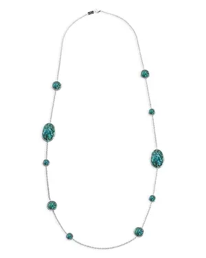 Ippolita Rock Candy Turquoise Station Necklace - Silver