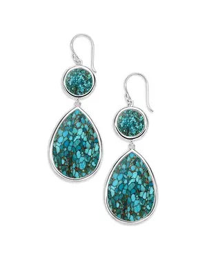 Ippolita Sterling Turquoise Drop Earrings - Silver