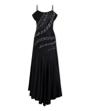 Rabanne Embellished Asymmetric Dress
