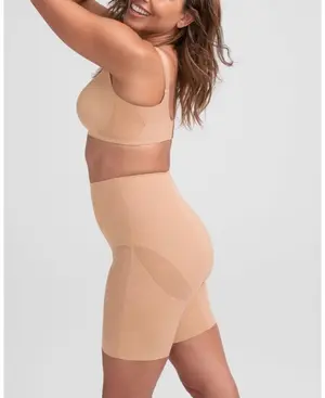 HONEYLOVE Superpower Mid-waist Short - Sand