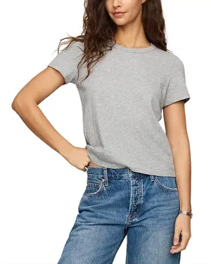 Z Supply Junie Slub T Shirt - Classic Heather Grey