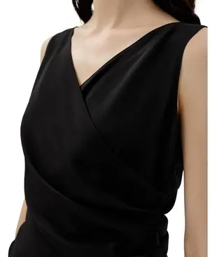 Lilysilk Elise V-neck Silk Crepe Top