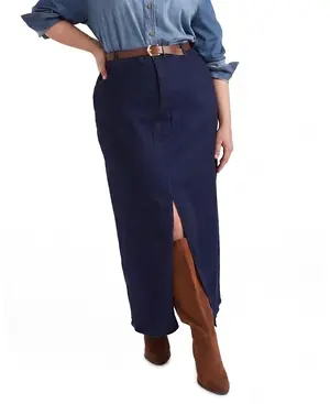 Universal Standard Maxi Denim Skirt