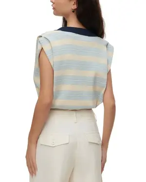 Vero Moda Sleeveless Polo Neck Pullover Sweater
