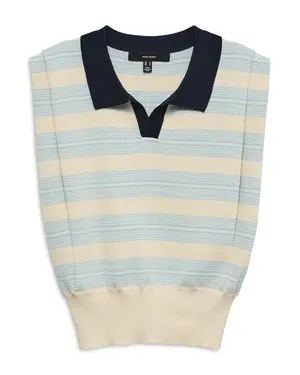 Vero Moda Sleeveless Polo Neck Pullover Sweater