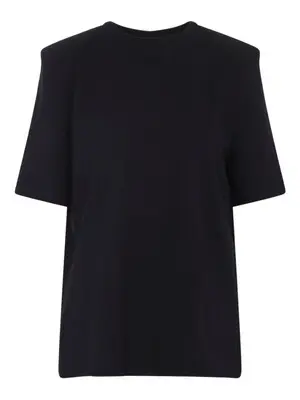 THE FRANKIE SHOP Carrington Cotton T-shirt - Black