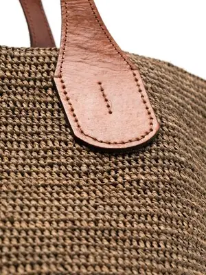 IBELIV Tokyo Ii Raffia Tote Shoulder Bag - Beige