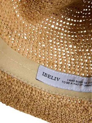 IBELIV Lubeman Raffia Hat