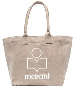 Isabel Marant Étoile Yenky Small Cotton Tote - Beige
