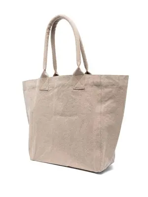 Isabel Marant Étoile Yenky Small Cotton Tote - Beige