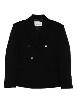 THE FRANKIE SHOP Doyer Double-breasted Blazer Jacket - Black
