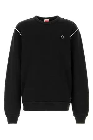 Kenzo Cotton Crewneck Sweatshirt - Black