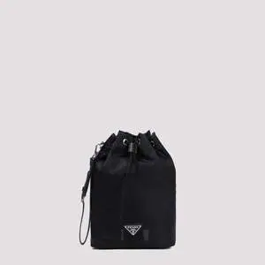 Prada Re-nylon Mini Pouch Handbag - Black