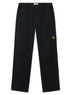 Stone Island Paneled Cargo Pants With Drawstring Cuffs