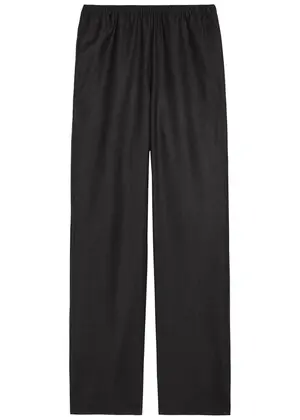 RÓHE Relaxed Straight-leg Wool Trousers