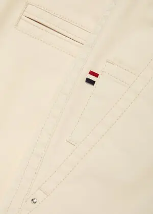 Moncler Straight-leg Stretch-cotton Trousers - Cream