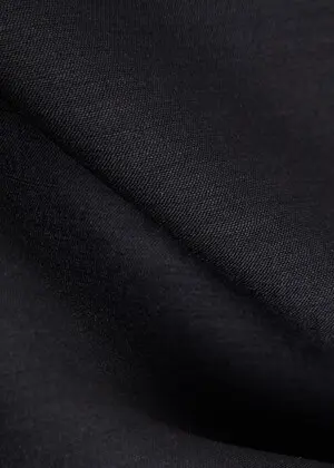 RÓHE Draped Woven Midi Dress
