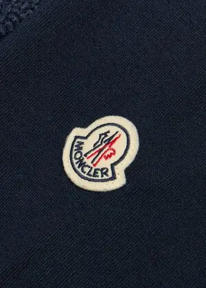 Moncler Logo Embroidered Cotton-blend Jumper
