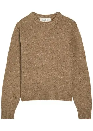 RÓHE Mouliné-knit Wool-blend Jumper
