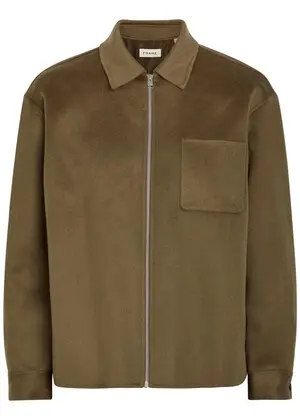 FRAME Wool Jacket - Taupe