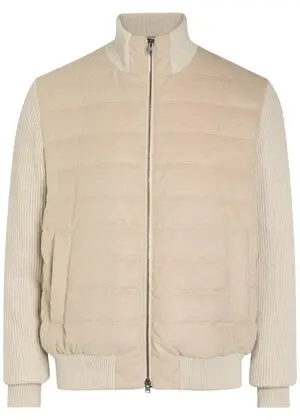 Herno Padded Ribbed-knit Jacket