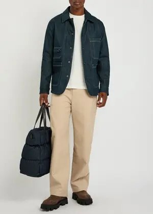 Moncler Haderu Denim Overshirt - Dark Blue