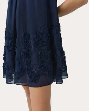 Simkhai Aviel Embroidered Chiffon Mini Dress