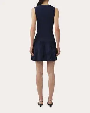 Simkhai Levie Knit Drop-waist Mini Dress