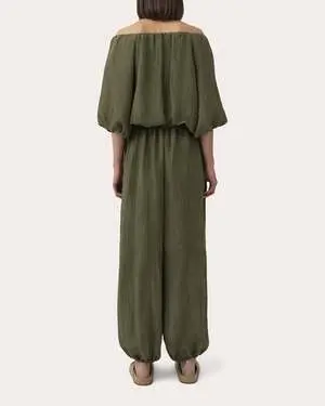 Simkhai Freya Crinkled Parachute Pants