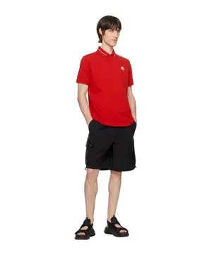 Moncler Logo-patch Polo Shirt