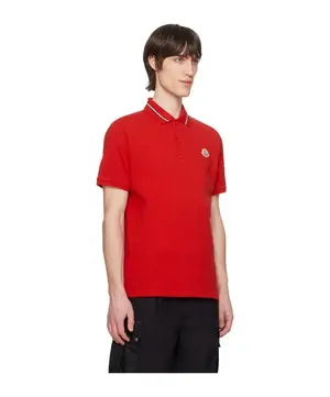 Moncler Logo-patch Polo Shirt
