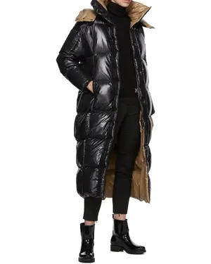 Moncler Parnaiba Hooded Long Down Jacket