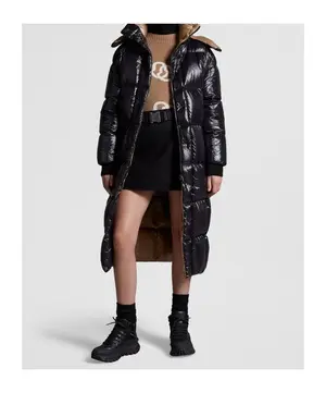 Moncler Parnaiba Hooded Long Down Jacket