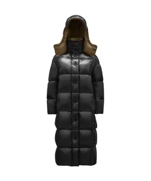 Moncler Parnaiba Long Down Jacket - Black