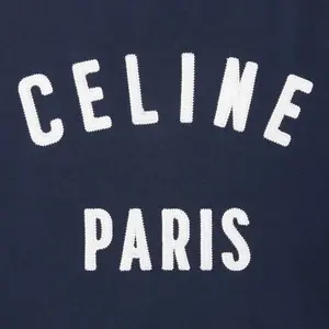 Celine Paris Cotton Jersey Tank Top