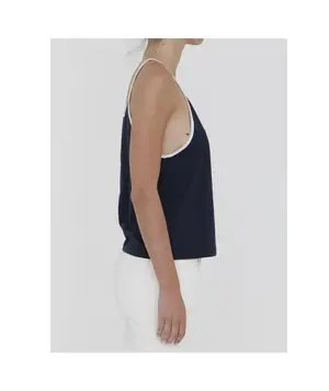 Celine Paris Cotton Jersey Tank Top