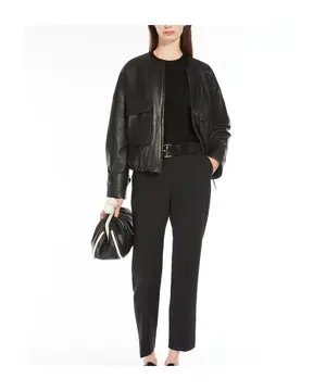 Max Mara Wool Tailored High-waisted Pants