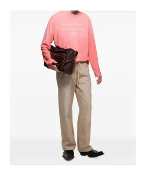 Acne Studios Sprayed 1996 Logo T-shirt - Tango Pink